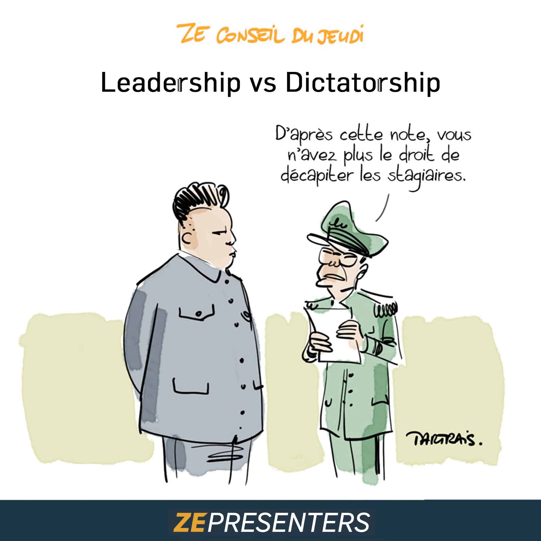 Leadership vs Dictatorship : Les différences - ZEPRESENTERS